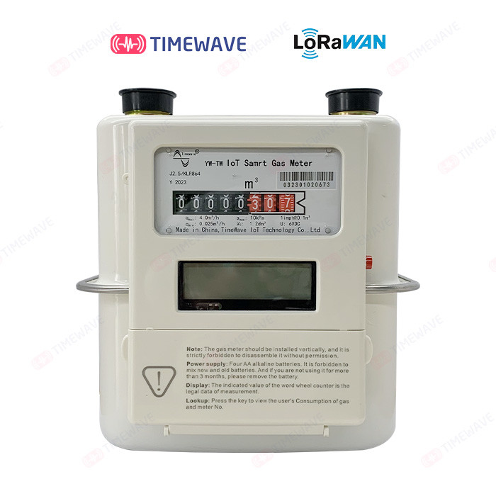 10 ans de batterie Le compteur de gaz LoRaWAN IP68 imperméable à l'eau ...